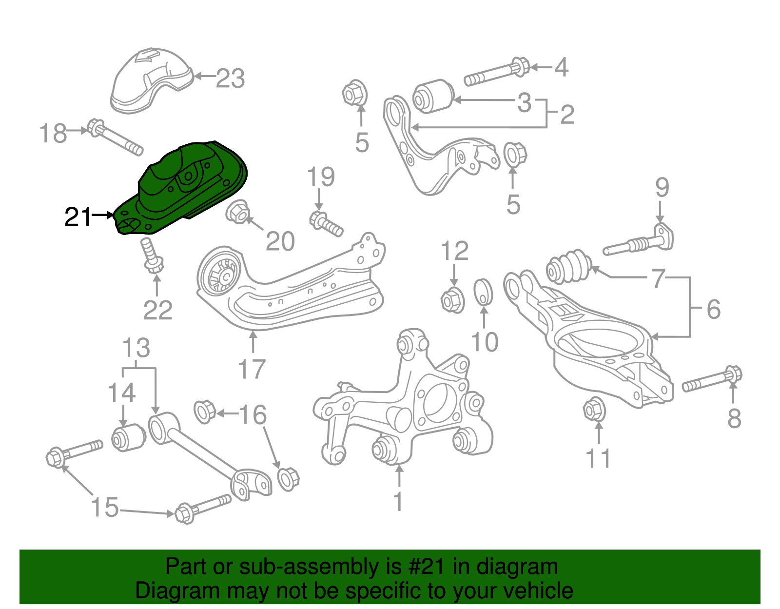 2016-2025 Toyota Suspension Trailing Arm Bracket 48717-06030 | Toyota ...