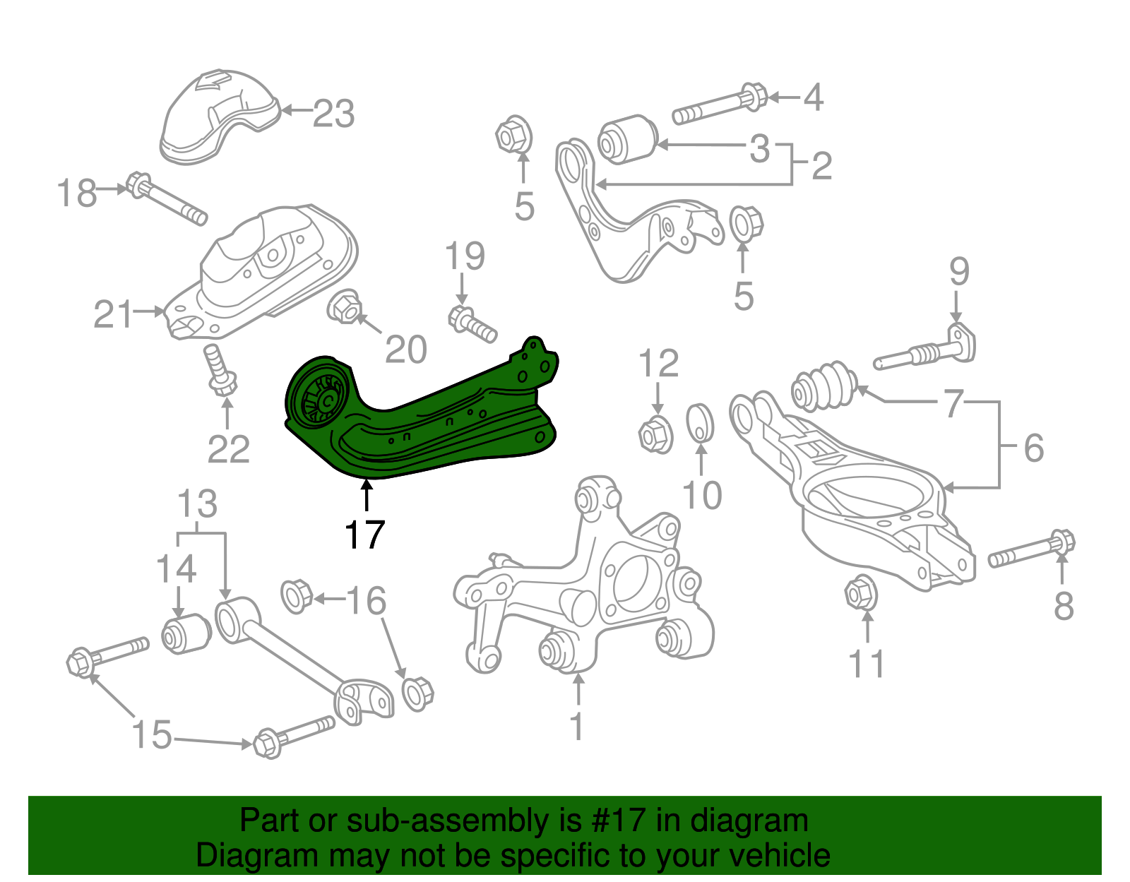 Toyota - 48760-02020 - Trailing Arm - 2016-2024 Toyota | Nucar Toyota Parts