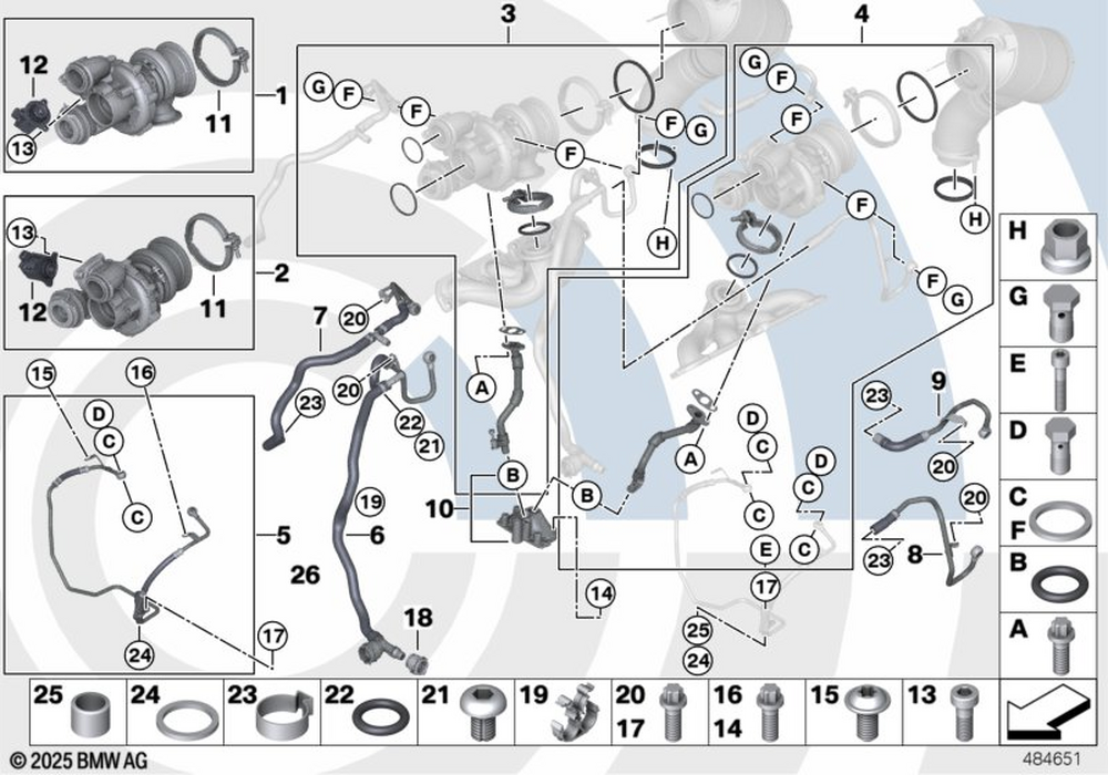 2007-2014 BMW Turbocharger 11657646092 | Retail Performance Auto Parts
