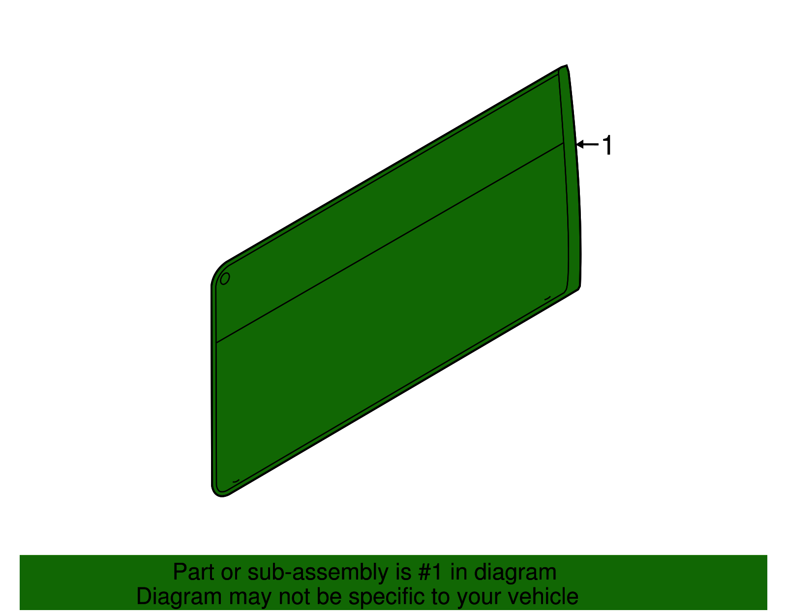 2017-2024 Ford Sliding Door Glass HK4Z-6129710-D | QuirkParts