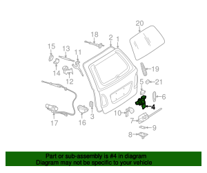 211-740-11-93 - Handle, Outside 2004-2009 Mercedes-Benz | Mercedes-Benz ...