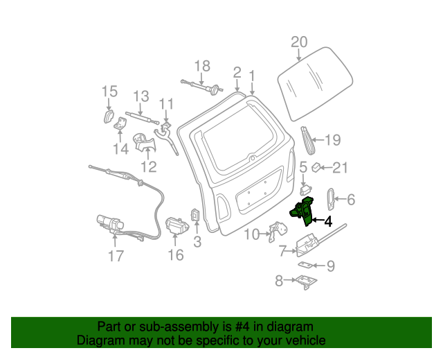 211-740-11-93 - Handle, Outside 2004-2009 Mercedes-Benz | Mercedes-Benz ...