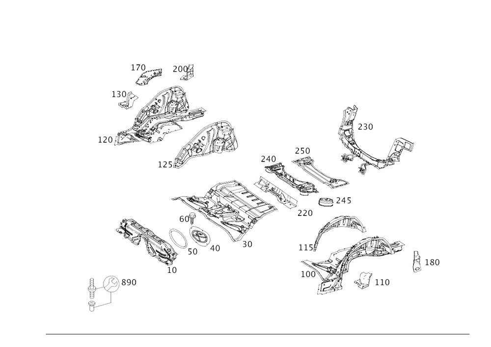 204-610-01-76 - Wheel Well 2008-2015 Mercedes-Benz | Mercedes-Benz USA ...