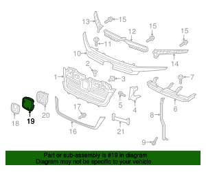 71171-T6Z-A10 - Trim Ring 2017-2020 Honda Ridgeline | Honda Parts Online