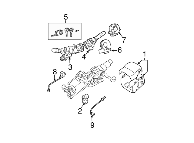 84652-0E011 - Windshield Wiper Switch 2004-2009 Lexus | AutoNationParts.com
