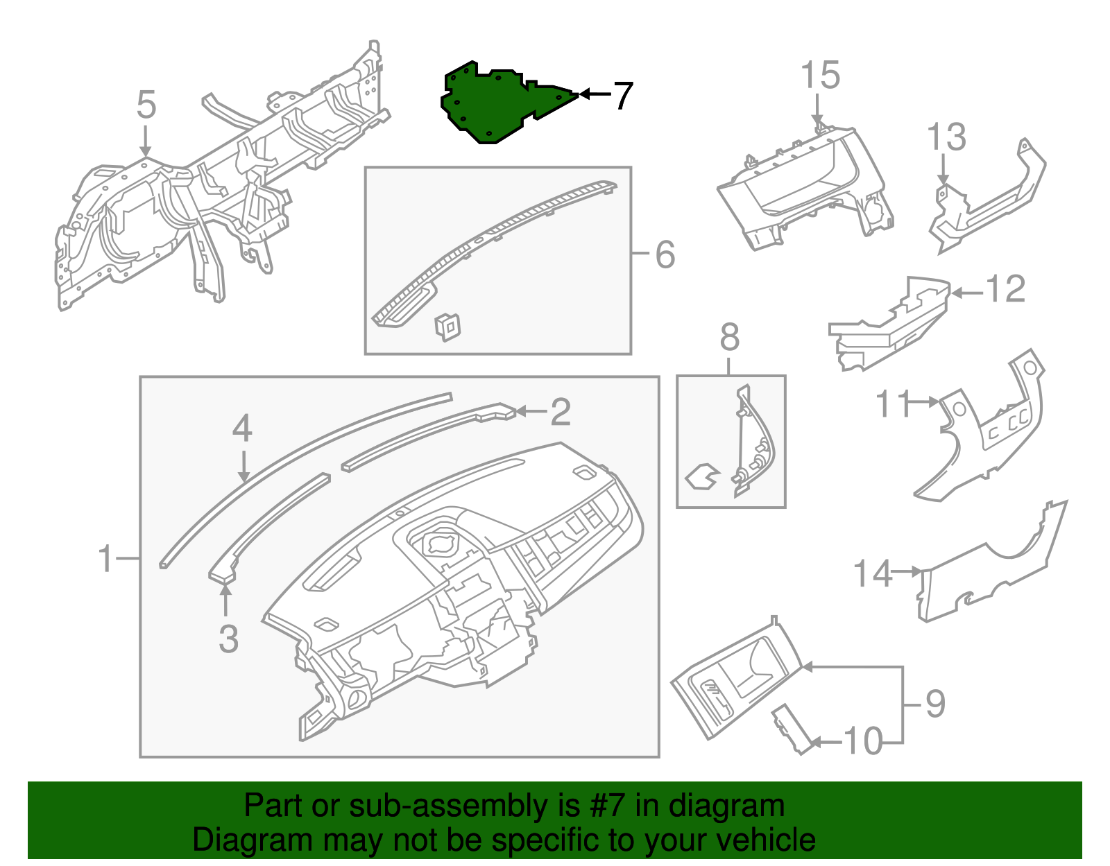 2013-2019 Ford Utility Tray DG1Z-5406202-AB | TascaParts.com