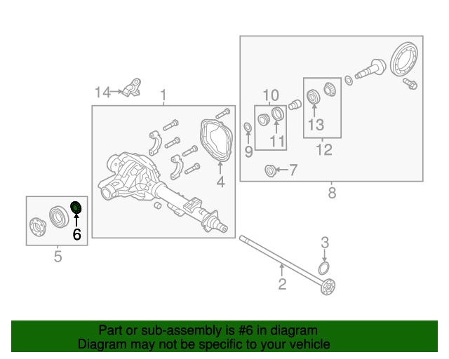 2011-2019 Ford Differential Drive Pinion Oil Deflector BC3Z-4859-A ...