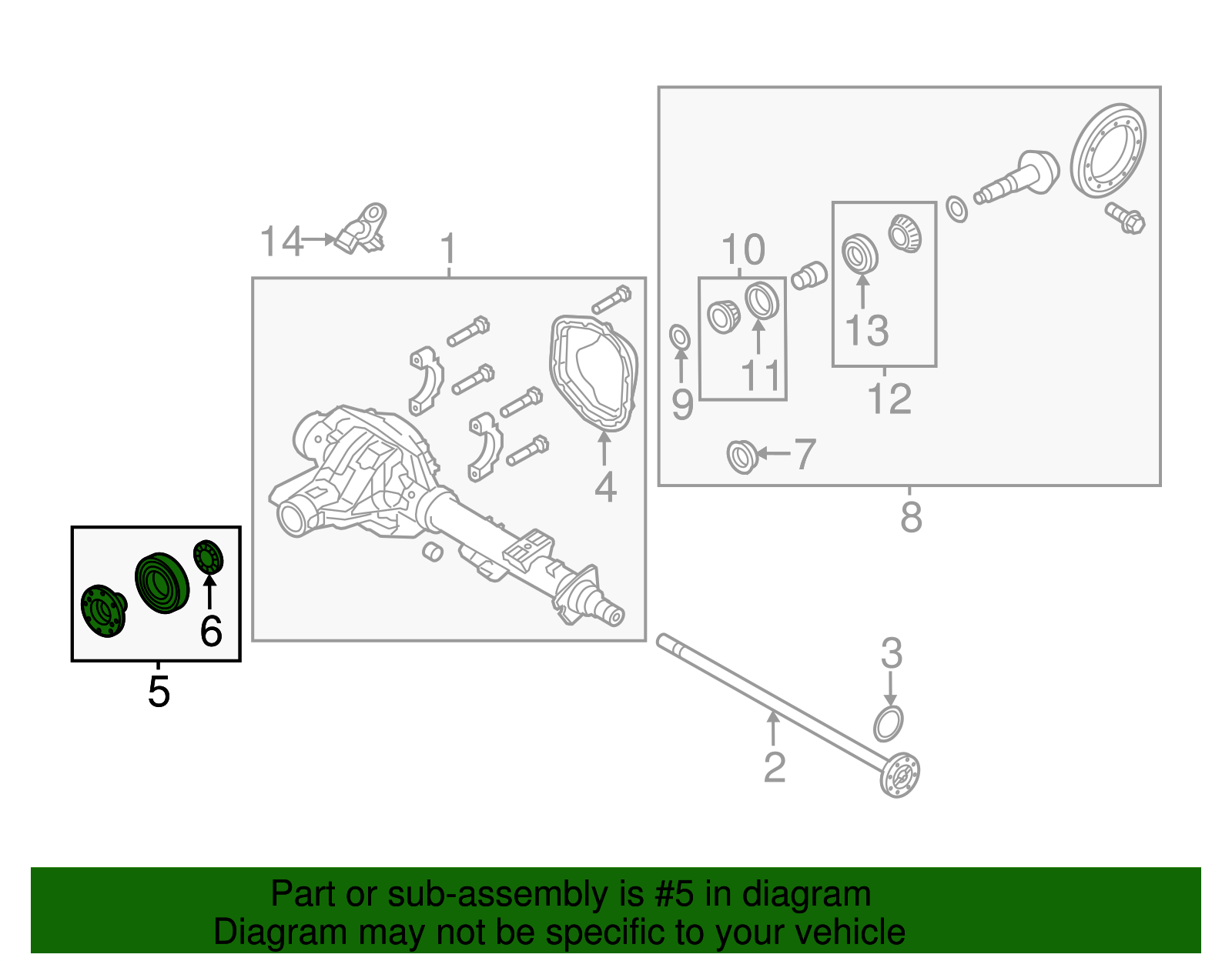 Genuine OEM Ford Part - Companion Flange BC3Z-4851-A | Genuine OEM Ford ...