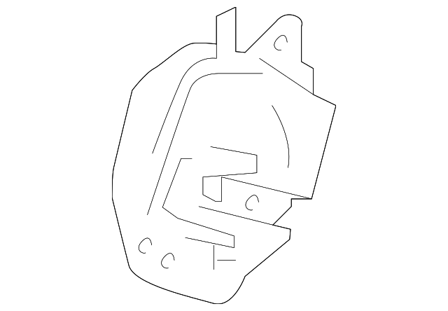 Genuine Toyota Lock Assembly part# 72640-0R031 for 2019-2024 Toyota ...