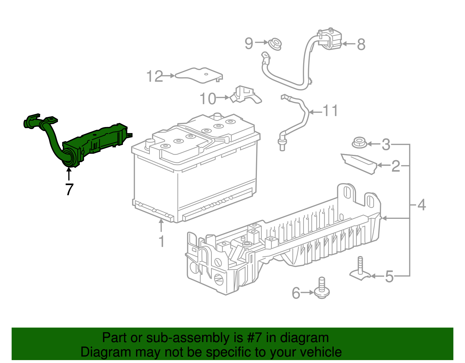 42670651 - Battery Negative Cable 2019 Chevrolet Cruze | Gateway Buick ...