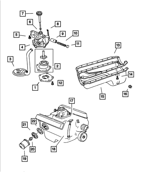 Engine Oiling for 2001 Dodge Ram 1500 | Mopar eStore