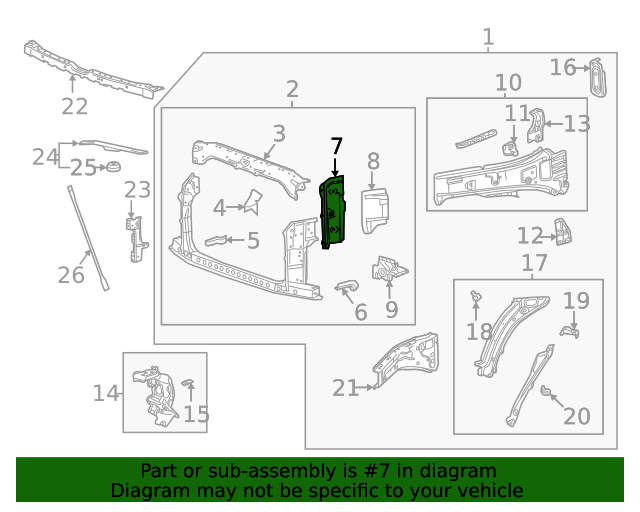 2019-2024 GM Side Panel 84625277 GM | GMPartsDirect.com