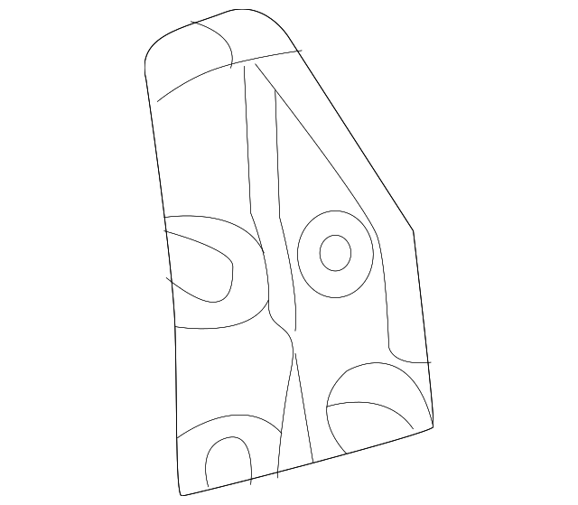 84607763 - Front Passenger Side Fender Upper Front Body Side Bracket ...