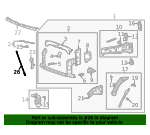 2021-2024 GM Front End Sheet Metal Diagonal Brace 84257486 GM ...