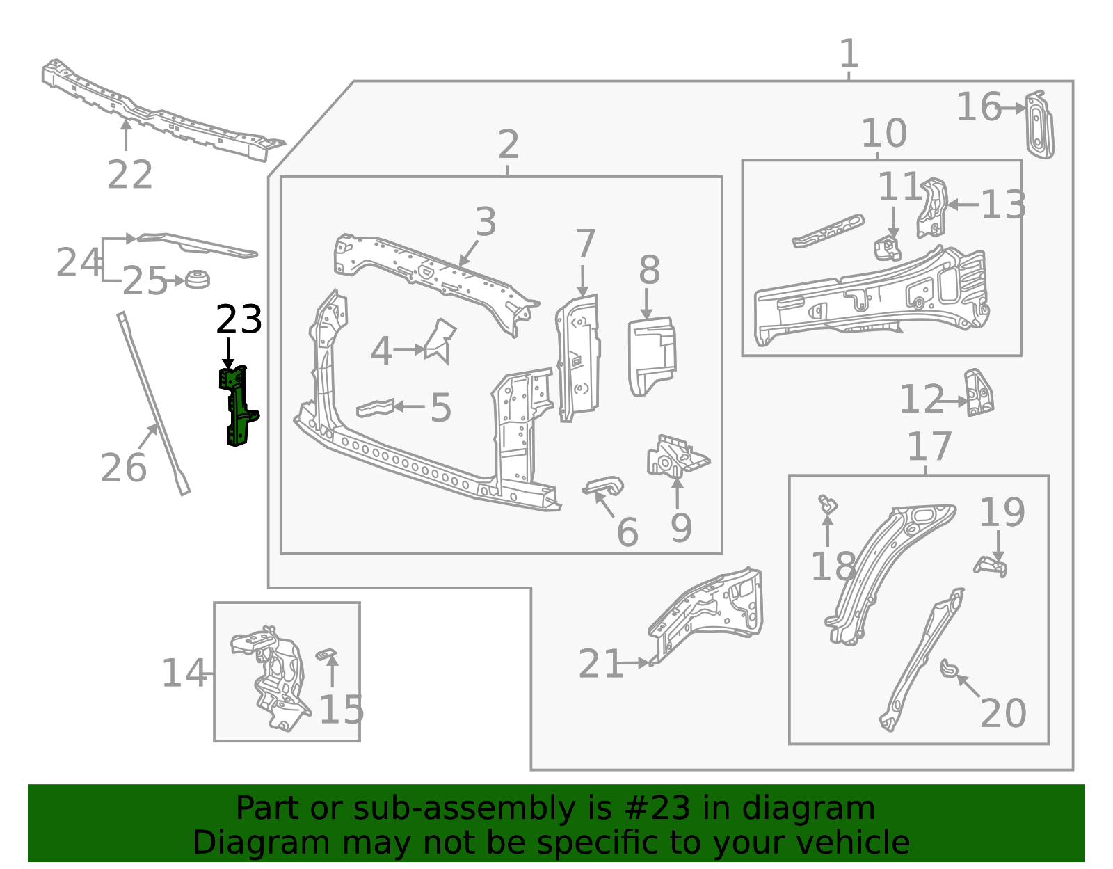 Genuine OEM GM Part - Bracket 2021-2024 GM 85063397 - Parts Overstock ...