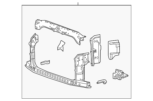 2021-2024 GM Radiator Support 85544205 GM | GMPartsDirect.com