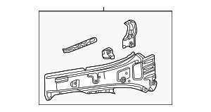 2021-2023 GM Driver Side Front Compartment Upper Side Rail 84607764 ...