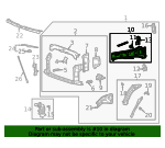 2021-2023 GM Driver Side Front Compartment Upper Side Rail 84607764 ...