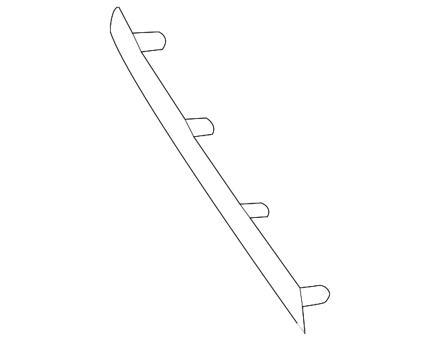 2009-2018 Mercedes-Benz Trim Strip 212-885-24-21 | Mercedes-Benz Parts