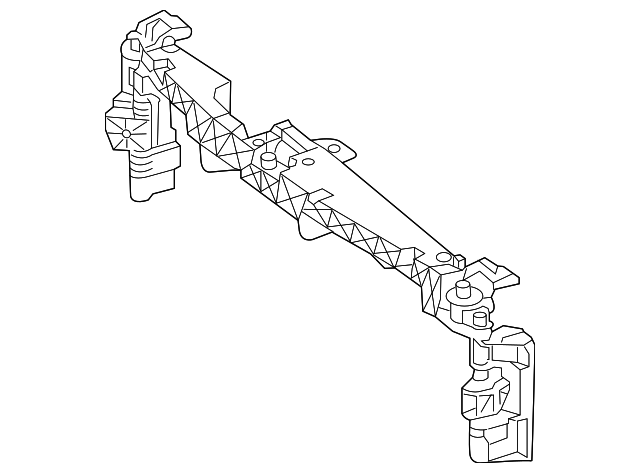 212-880-14-03 - Grille Bracket 2014-2016 Mercedes-Benz | Mercedes-Benz ...