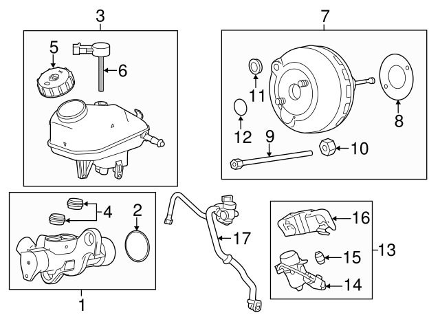90272667 - Power Brake Booster Gasket 2010-2019 GM | Gateway Buick GMC ...