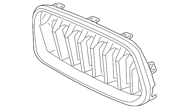 51137424778 - 2018-2023 BMW X2 Upper Grille (51-13-7-424-778) | BMW of ...