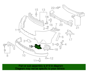 2014-2016 Toyota Highlander Lamp Bezel 81481-0E160 | Toyota Parts
