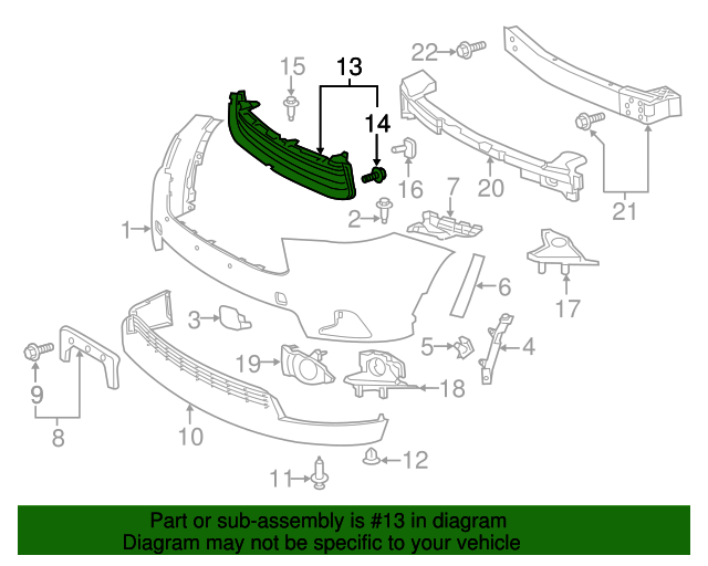 Toyota Center Grille Part# 531020e040 | Toyota Of Colorado Springs Parts