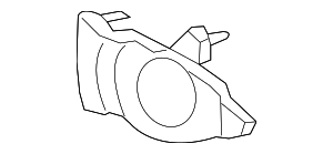 2014-2016 Toyota Highlander Lamp Bezel 81481-0E160 | Toyota Parts