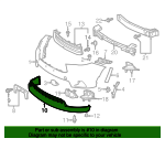 2014-2016 Toyota Highlander Lower Cover 52129-0E010 | Toyota Parts Center