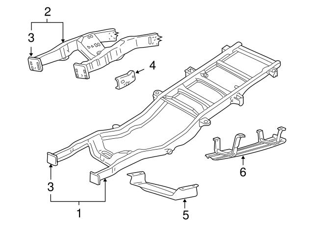 1999-2007 Ford Frame Rail End Bracket 5C3Z-17C886-AA | Village Ford