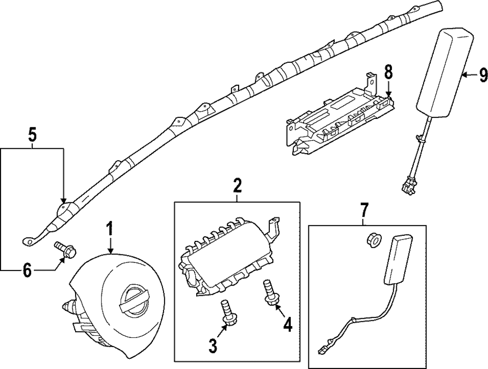 2020-2023 Nissan Rear Seat Air Bag KHEH2-6MR0A | Sullivan Brothers Nissan