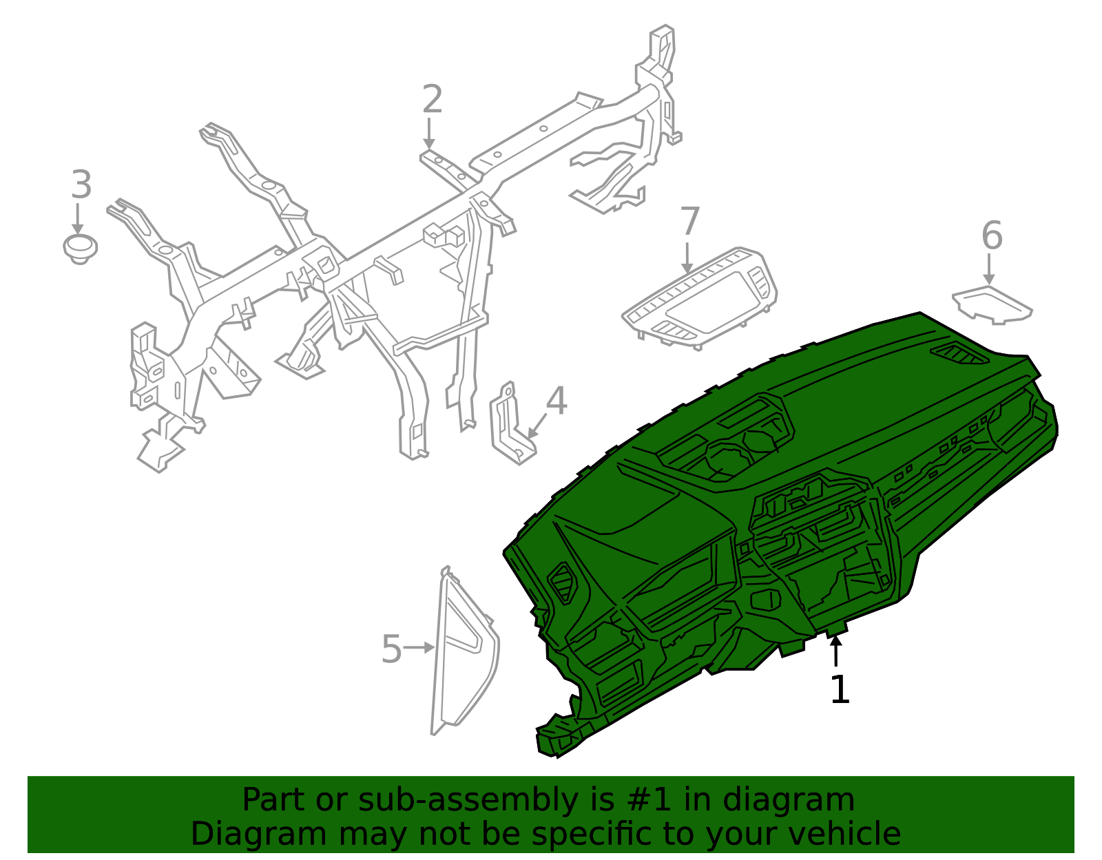 Genuine BMW 51-45-6-995-517 | Instrument Panel | FREE Shipping on Most ...