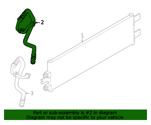 21636-9BT0B - Automatic Transmission Oil Cooler Hose Assembly 2020-2022 ...