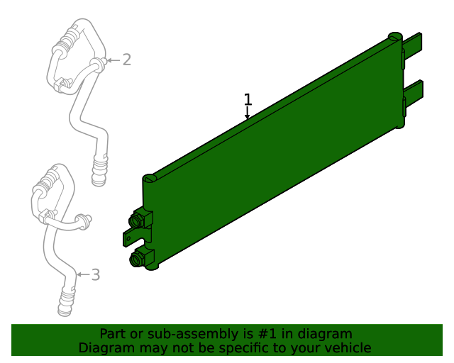 21606-9BT1B - Trans Cooler - 2020-2024 Nissan Frontier | Nissan OEM ...