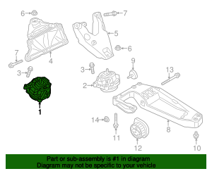 22-11-6-785-716 - Engine mount, right 2011-2018 BMW | AutoNation Parts