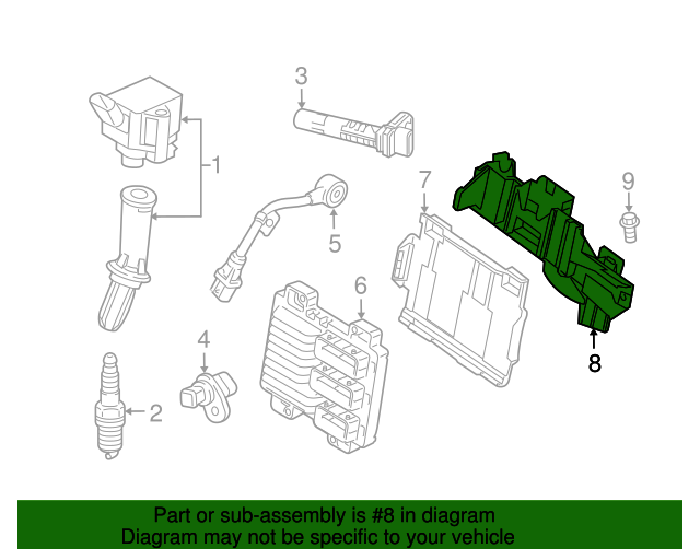 2016-2019 Chevrolet Cruze Engine Control Module and Electronic Brake ...