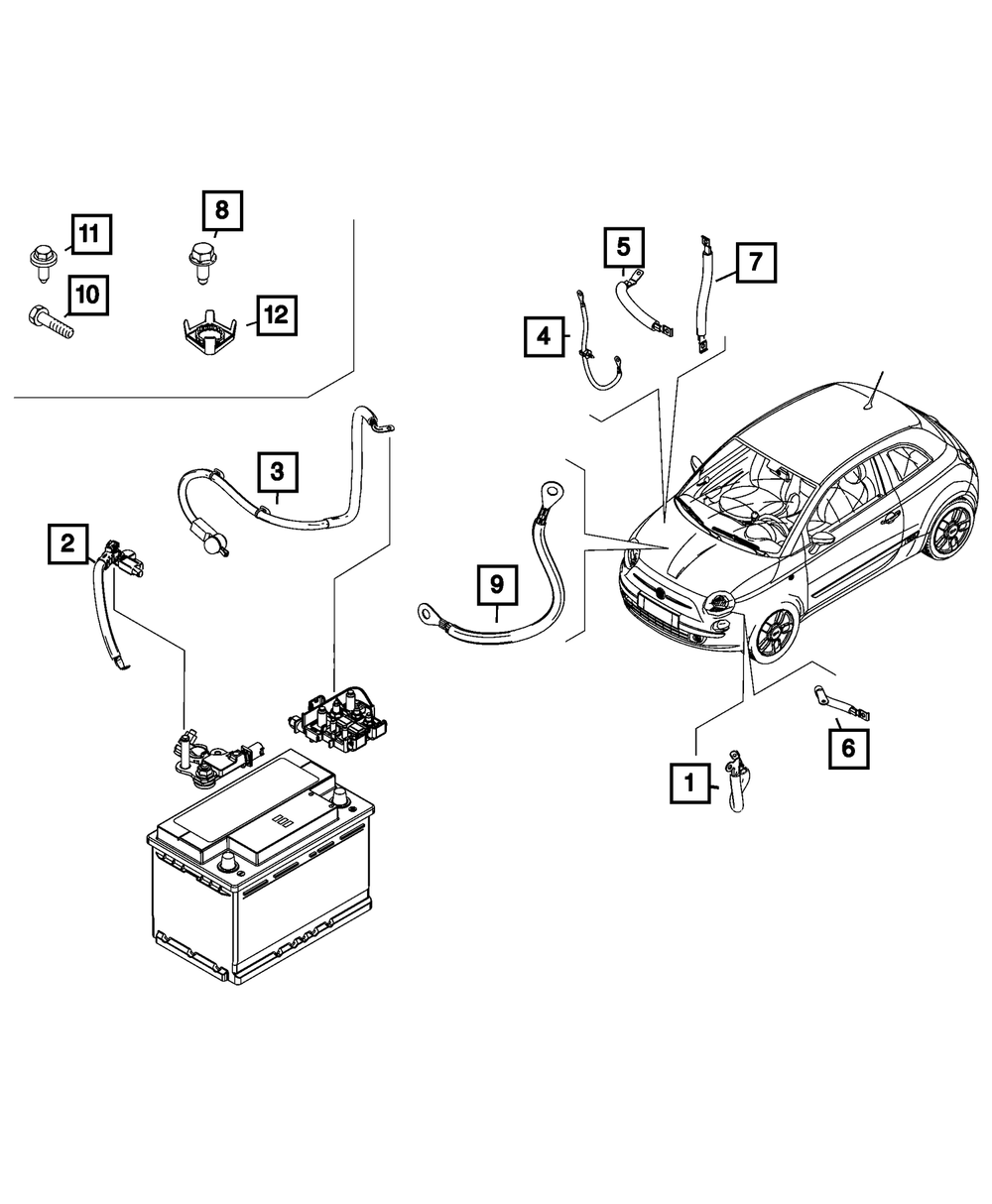 2024 Fiat 500E Insert 68623918AA | My Mopar Parts