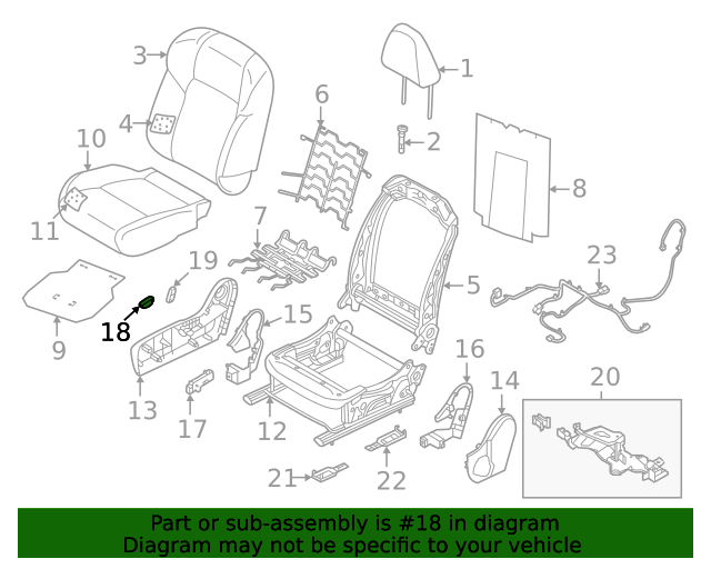 87012-6RA0A - Slide Knob 2021-2024 Nissan | Nissan Parts & Accessories ...