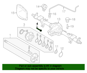Genuine OEM Ford Part - Hub Bolt W716084-S439 | Genuine OEM Ford Parts ...
