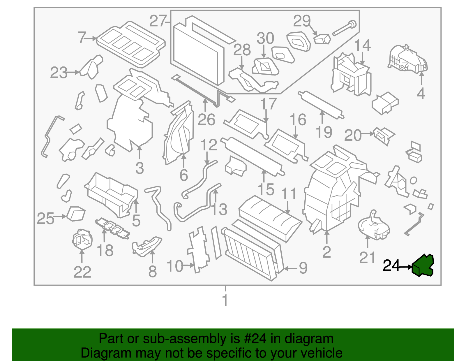 72131YC011 - High-Quality HVAC Blend Door Actuator for 2012-2021 Subaru ...