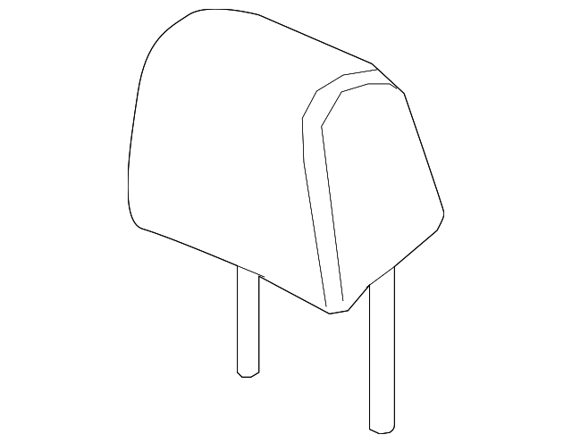 81140-TEG-A31ZA - Headrest Assembly Front *YR449L* (Cashmere Ivory ...