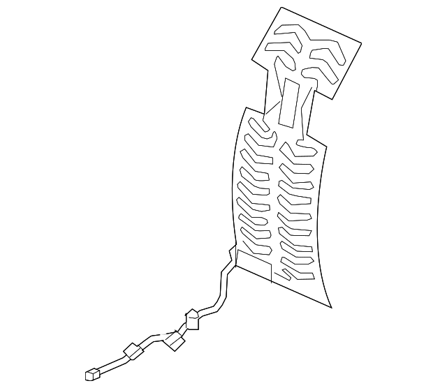 81124-TBA-A71 - Heater, R Front Seat-Back - 2016-2020 Honda Civic ...