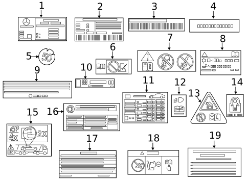 Information Labels for 2022 Mercedes-Benz AMG® GT 43 | Mercedes-Benz ...