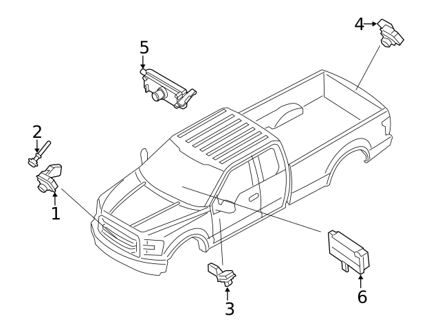 2021-2023 Ford F-150 Control Module ML3Z-14G647-U | OEM Parts Online