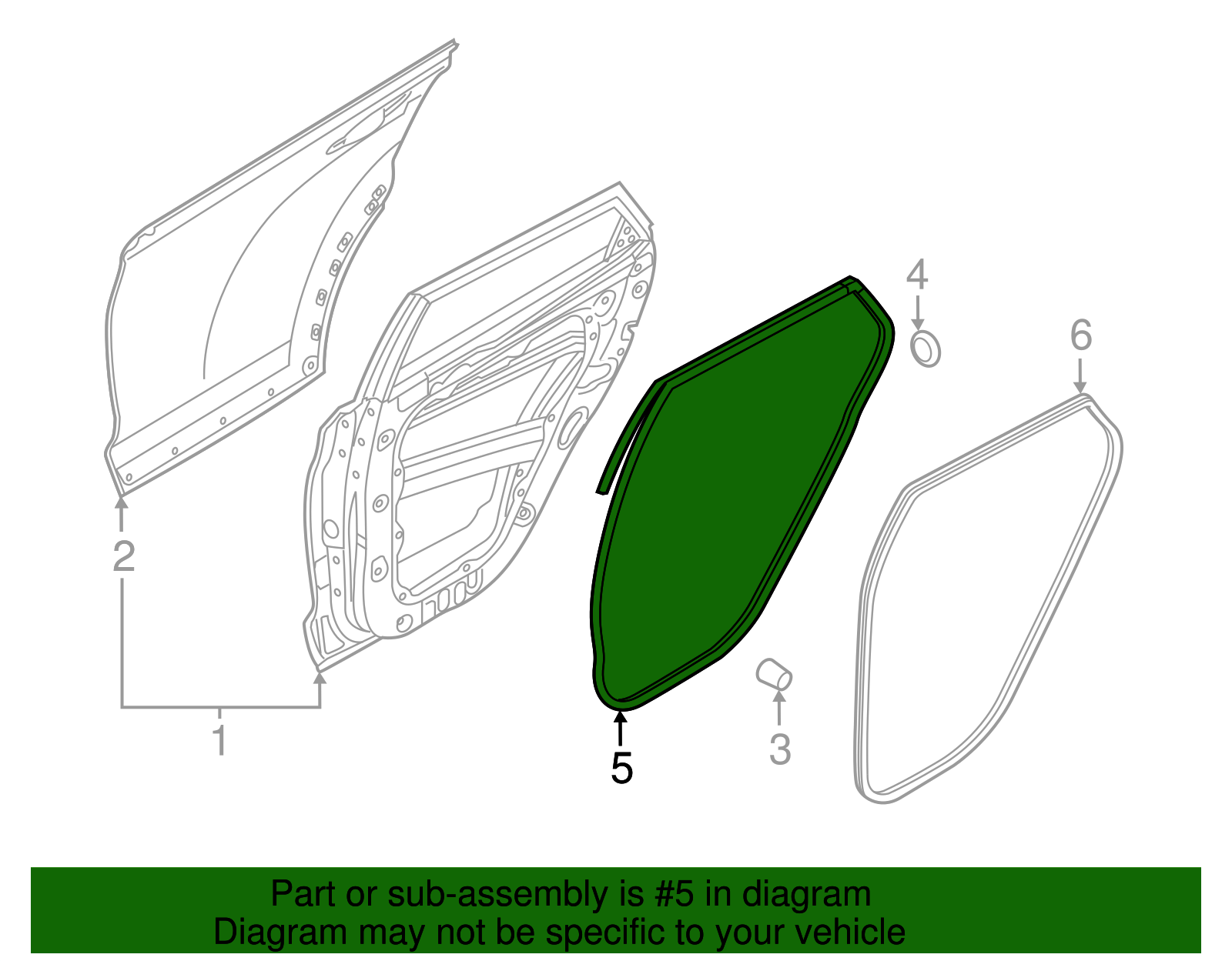 2016-2021 Hyundai Tucson Door Weather-Strip 83140-D3000 | QuirkParts