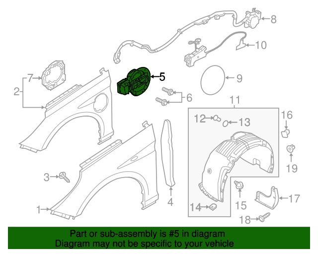 2016-2019 Hyundai Sonata Charging Port 81595-E6100 | QuirkParts