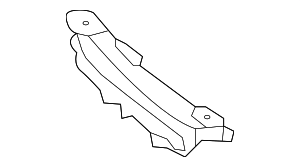 86358-2W000 - Grille Bracket - 2013-2016 Hyundai Santa Fe Sport | World ...