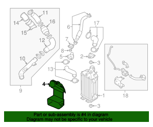2013-2017 Hyundai Veloster Radiator Support Air Duct 28277-2B700 ...