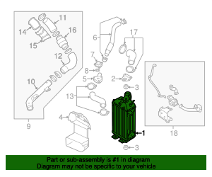 2013-2017 Hyundai Veloster Inter-Cooler 28272-2B700 | OEM Parts Online
